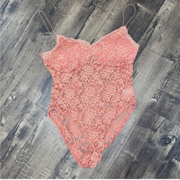 Heart & Hips | Tops | Spaghetti Strap Lace Bodysuit | Poshmark